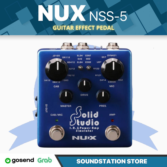 Jual NUX Solid Studio NSS5 IR & Power Amp Simulator Pedal - Efek NSS-5 | Shopee Indonesia