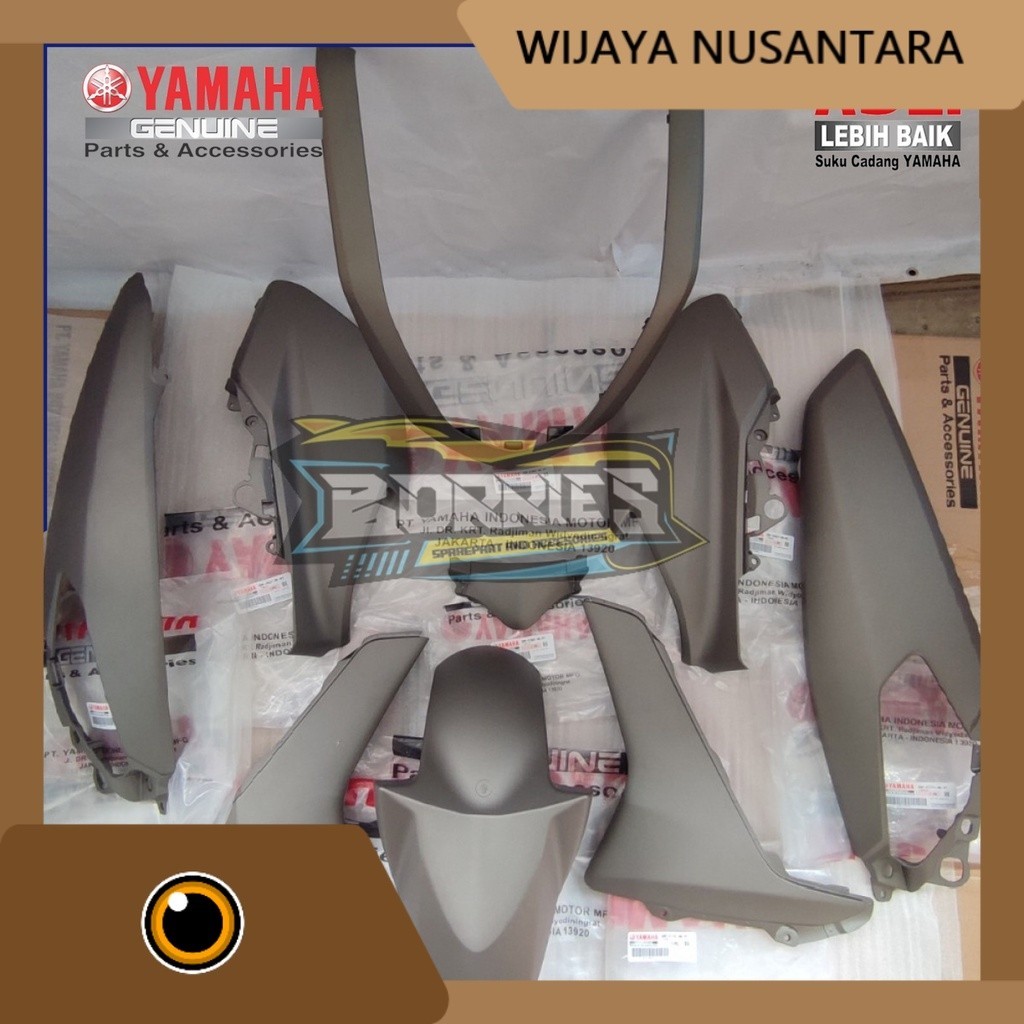 Jual Cover full body halus set Nmax abu abu 2017-2018 original ygp ...