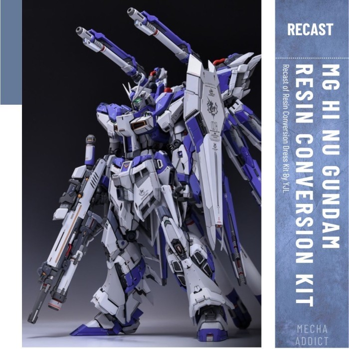 Jual MG HI Nu Gundam RESIN CONVERSION DRESS KIT Recast YJL - Ready ...