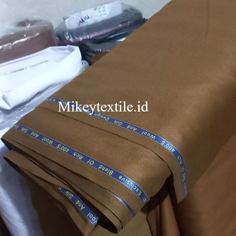 Jual kain pemda khaki premium wool and silk versace bahan baju seragam pns pdh asn murah ...