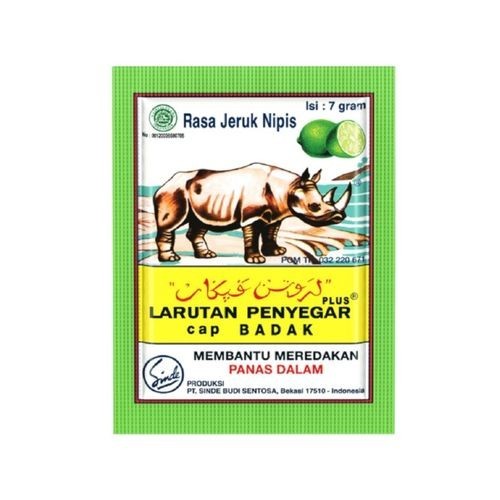 Jual Cap Badak Larutan Penyegar Plus Rasa Jeruk Nipis 7 Gram Sachet ...