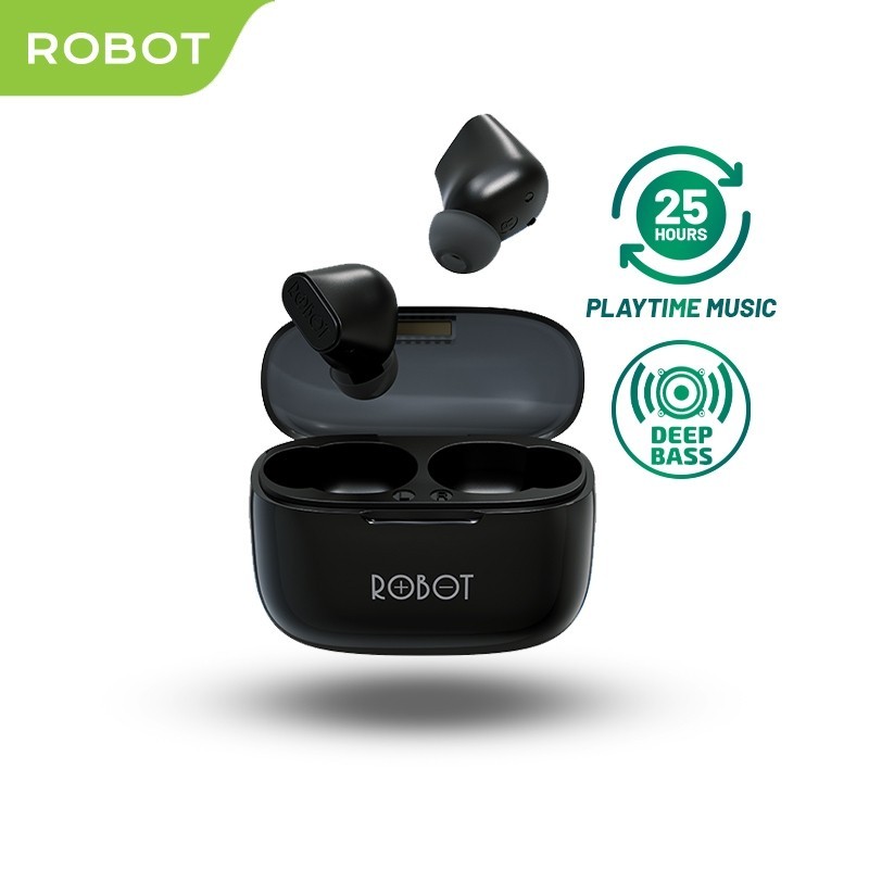 Jual ORIGINAL TWS ROBOT Wireless Earphone / Handsfree Bluetooth 5.3 ...