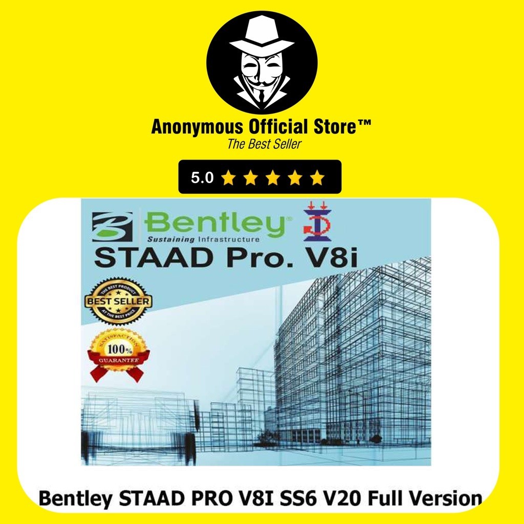 Jual PROGRAM BENTLEY STAAD PRO STA AD V8I SS6 V20 FULL VERSION LIFETIME ...