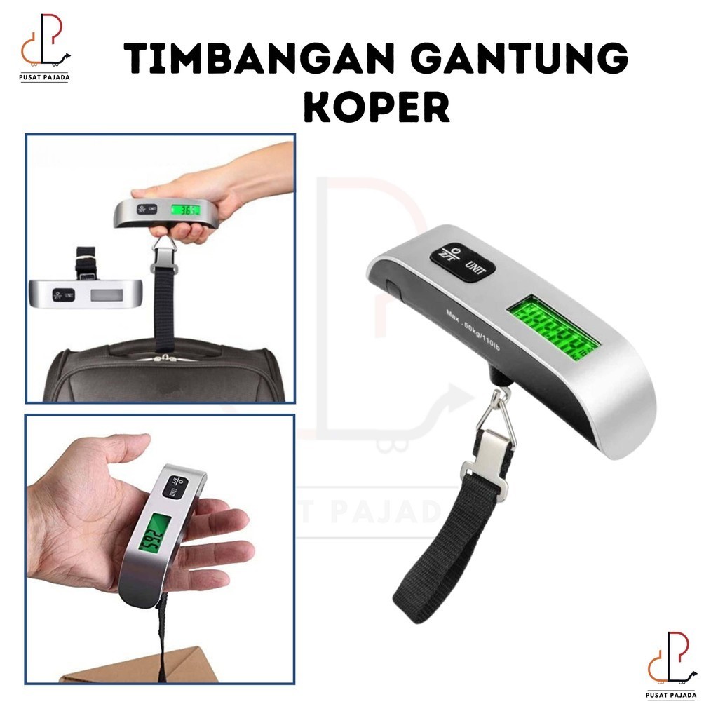 Jual Timbangan Koper Gantung Digital 50kg Electronic Luggage Scale ...