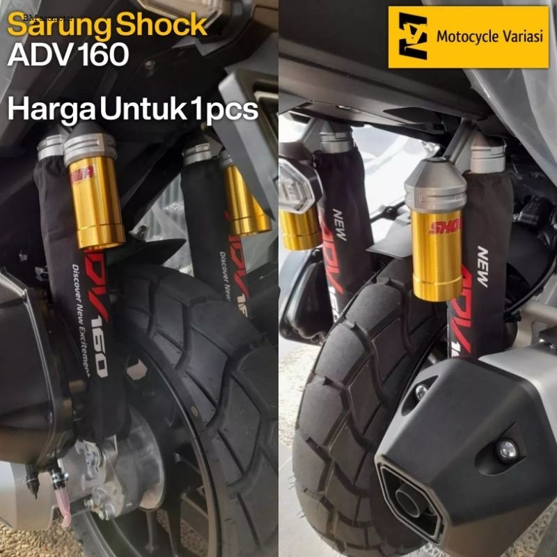 Jual Cover Shockbreaker ADV 160 Sarung Shockbreaker ADV 160 Pelindung ...