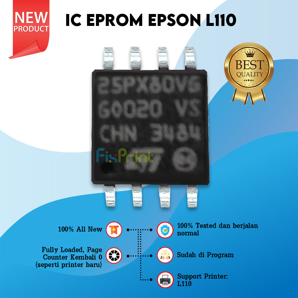 Jual IC Eprom Epson L110 IC Eprom Reset Epson L110 | Shopee Indonesia