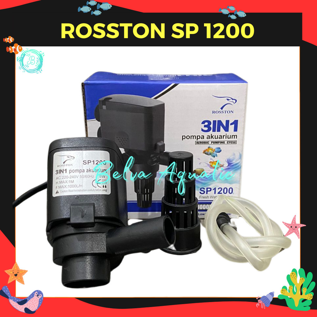 Jual ROSSTON SP 1200 LOW WATT ECO POWER HEAD Hemat Daya Listrik Pompa ...