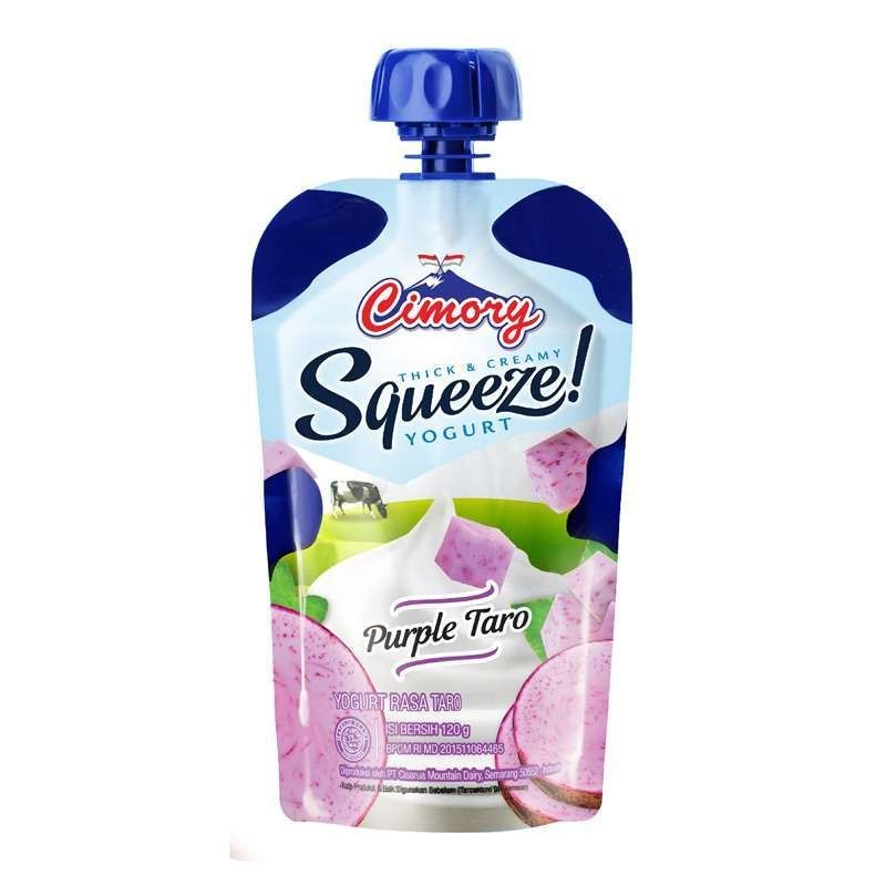 Jual Cimory Yogurt Squeeze Purple Taro 120 g | Shopee Indonesia