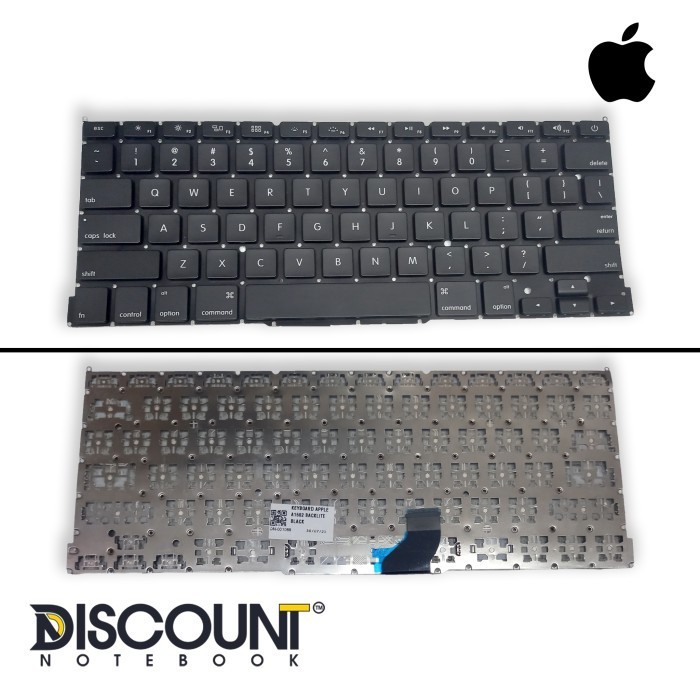 Jual Keyboard Laptop Macbook Pro Retina 13" A1502 - BLACK | Shopee ...