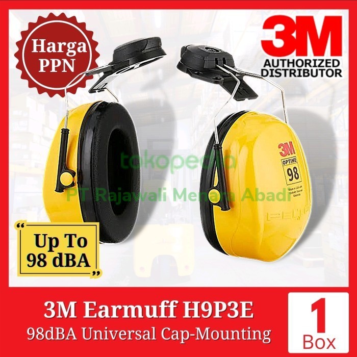 Jual 3M H9P3E Earmuff Cap Mount Peltor Optime 98 Safety Pelindung Telinga | Shopee Indonesia