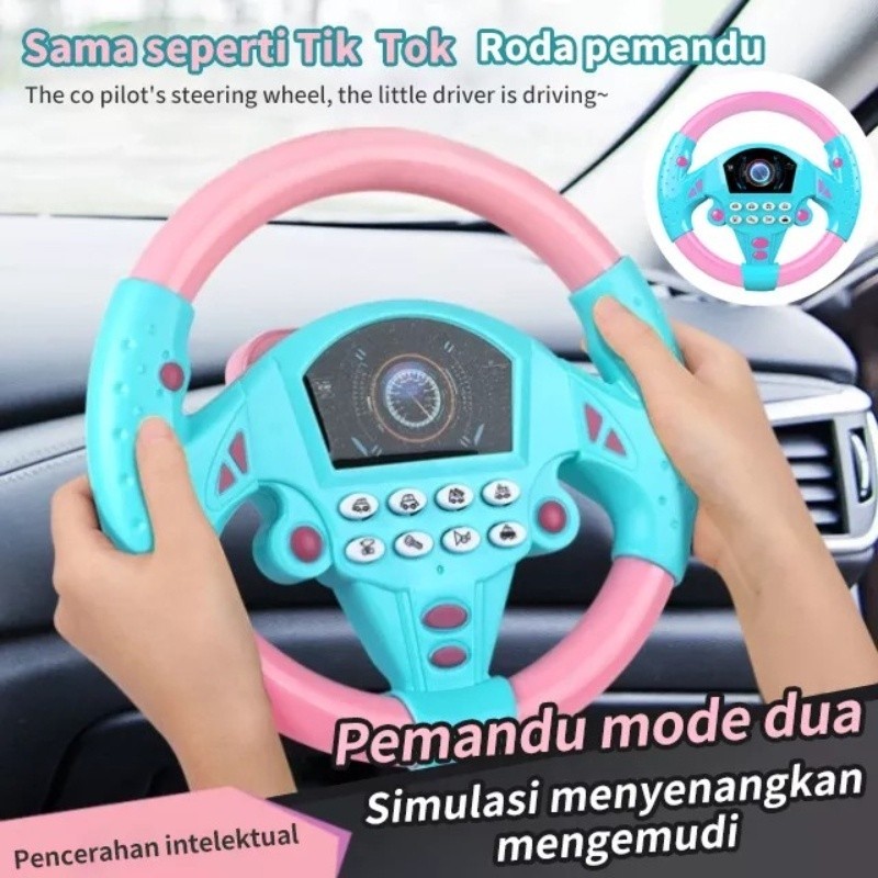 Jual Mainan Anak Setir Setiran Mobil Steering Racing Wheel Driver ...