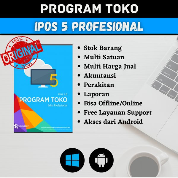 Jual SOFTWARE KASIR IPOS 5 ORIGINAL STANDART/PROFESIONAL TERBARU ...