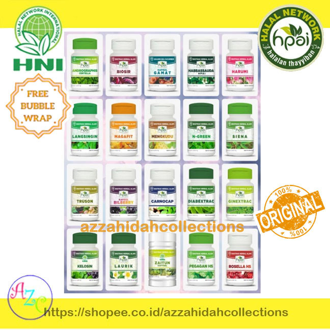 Jual Andrographis BILBERRY Gamat BIOSIR Harumi CARNOCAP N-Green ...