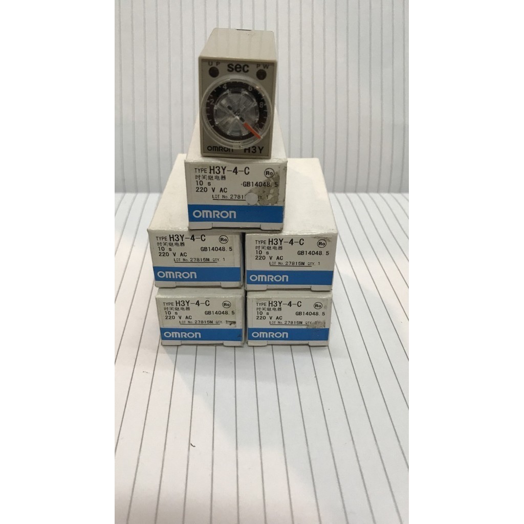 Jual Timer H3Y-4-C 10sec 220vac OMRON | Shopee Indonesia