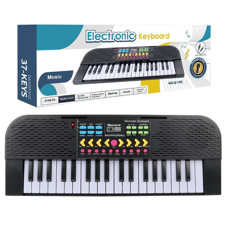 Jual Piano Elektrik Keyboard Organ Effect Sound Plus Microhone Mainan ...