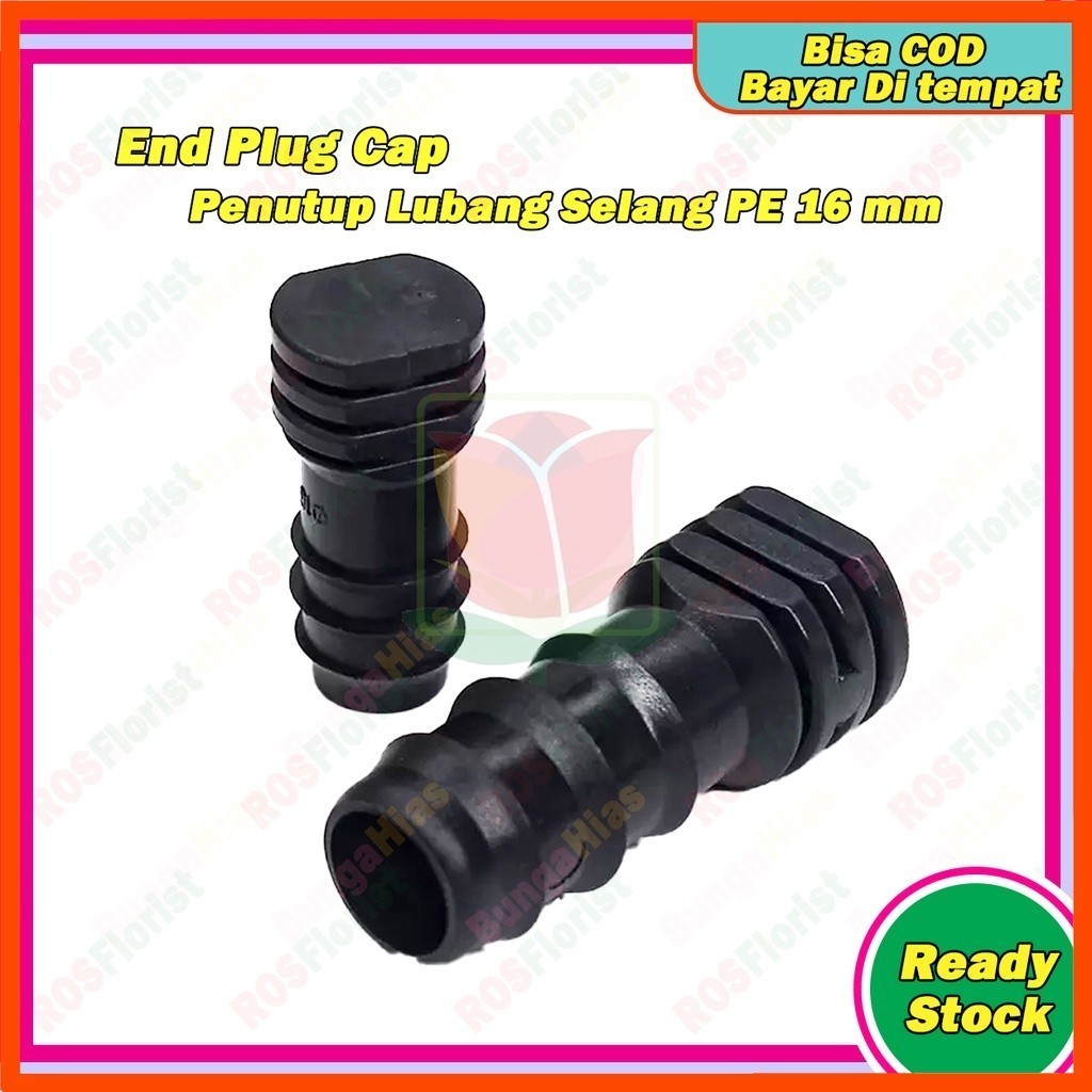Jual RF - Nepel End Cap Plug Selang PE 13 x 16 mm Sambungan ( 1/2 ...