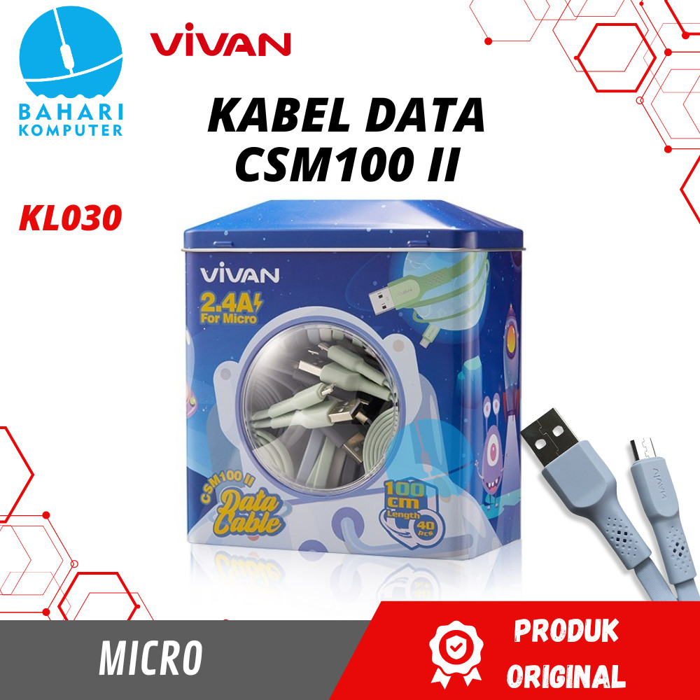 Jual Kabel Data Micro Vivan Csm100 II Original | Shopee Indonesia