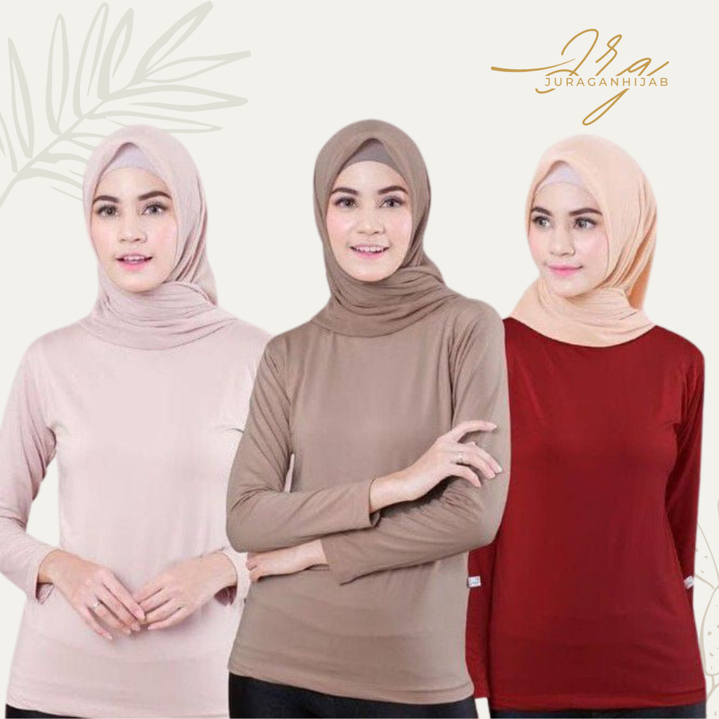 Jual Manset baju / badan /dalaman baju lengan panjang high neck All ...