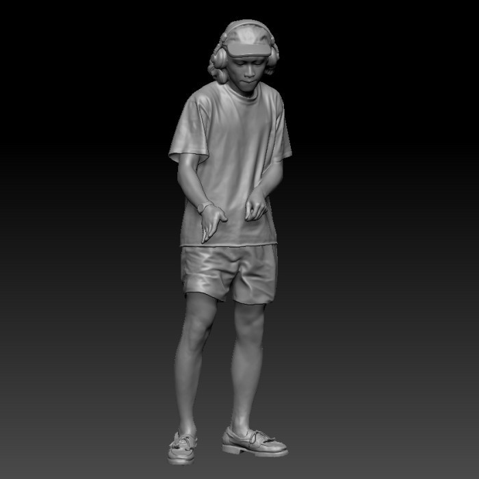 Jual Diorama man dj stratching Mini Figure Diecast Miniatur Skala 64 ...