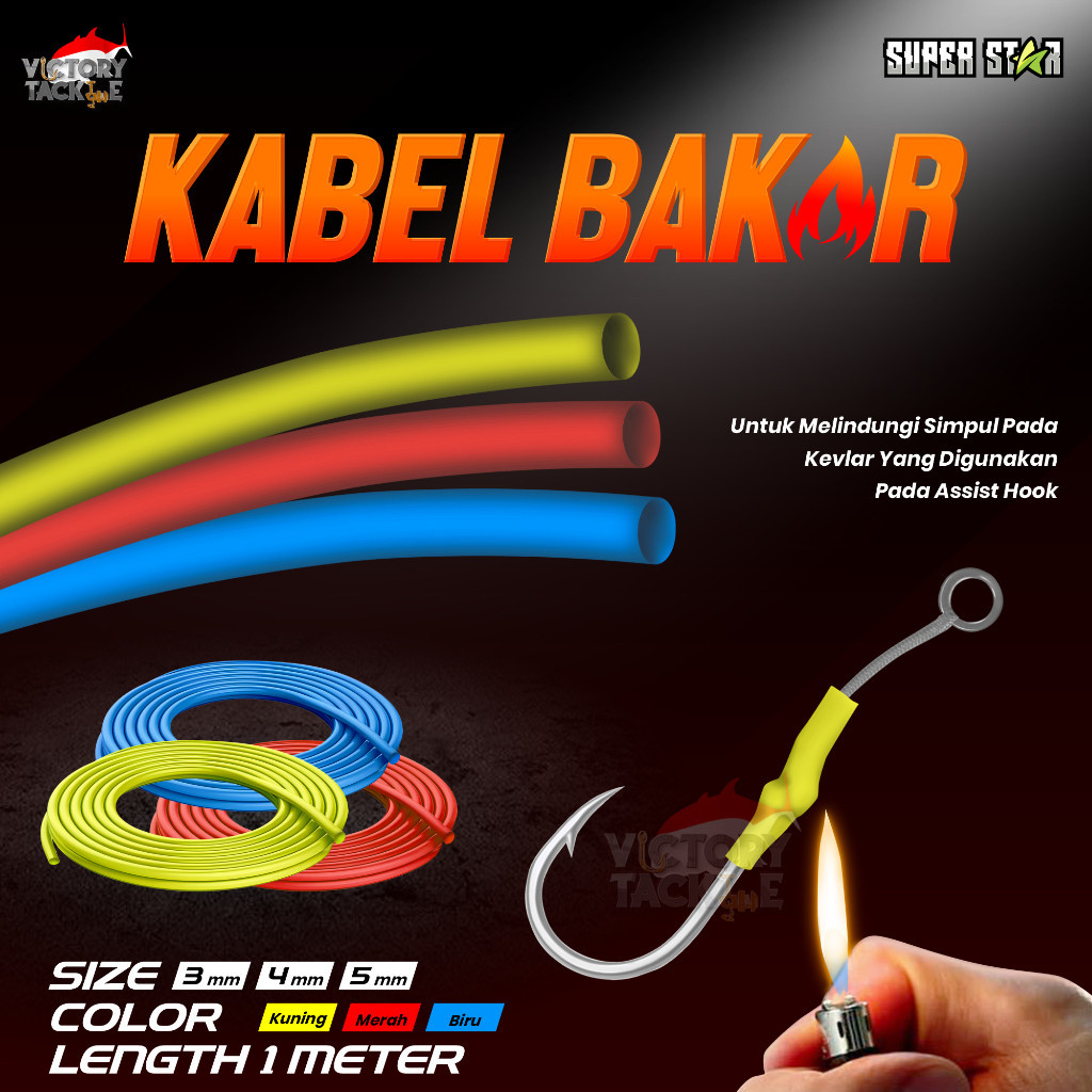 Jual KABEL BAKAR SUPERSTAR UNTUK MELINDUNGI SIMPUL PADA KEVLAR ASSIST ...