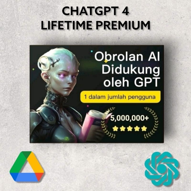 Jual CHATGPT 4 PREMIUM Lifetime AI CHAT PRO PLUS Garansi Aplikasi Android | Shopee Indonesia