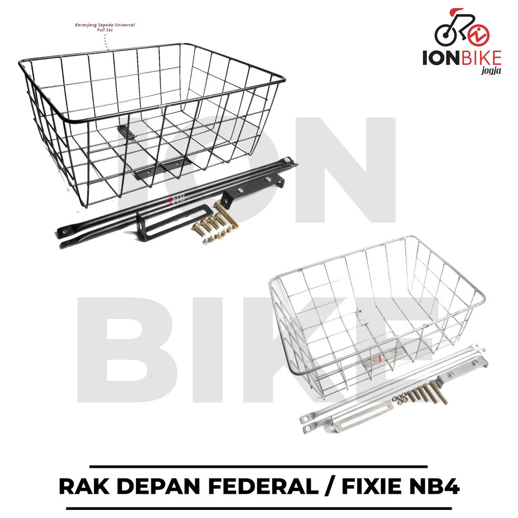 Jual Rak Depan Sepeda Fixie Federal Front Rack NB4 Klasik Keranjang ...