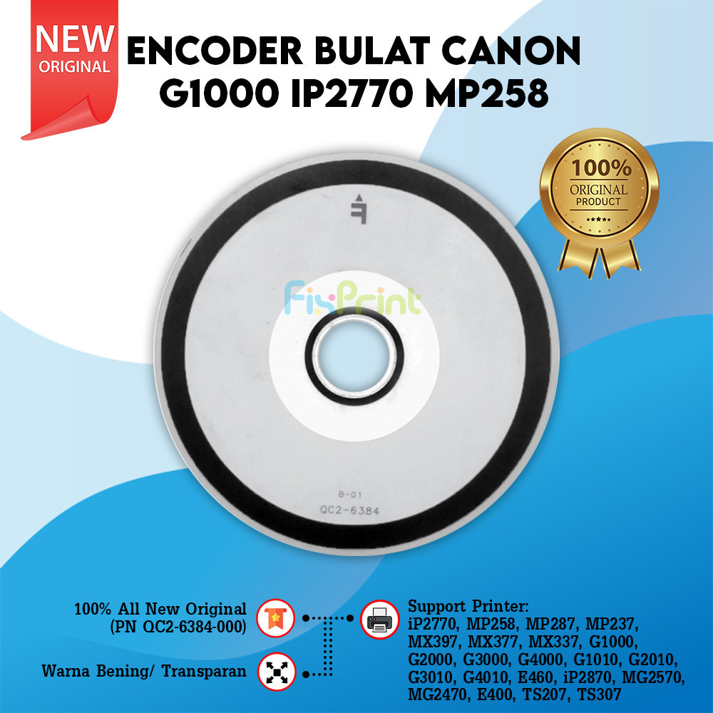 Jual Encoder Disk / Timing Disk Printer Canon PIXMA IP2770 2870 MP237 ...