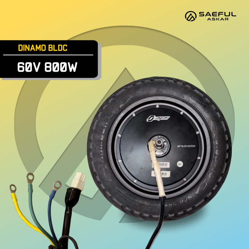 Jual Dinamo Sepeda Motor Listrik 800 Watt GRATIS BAN TUBELESS | Shopee ...