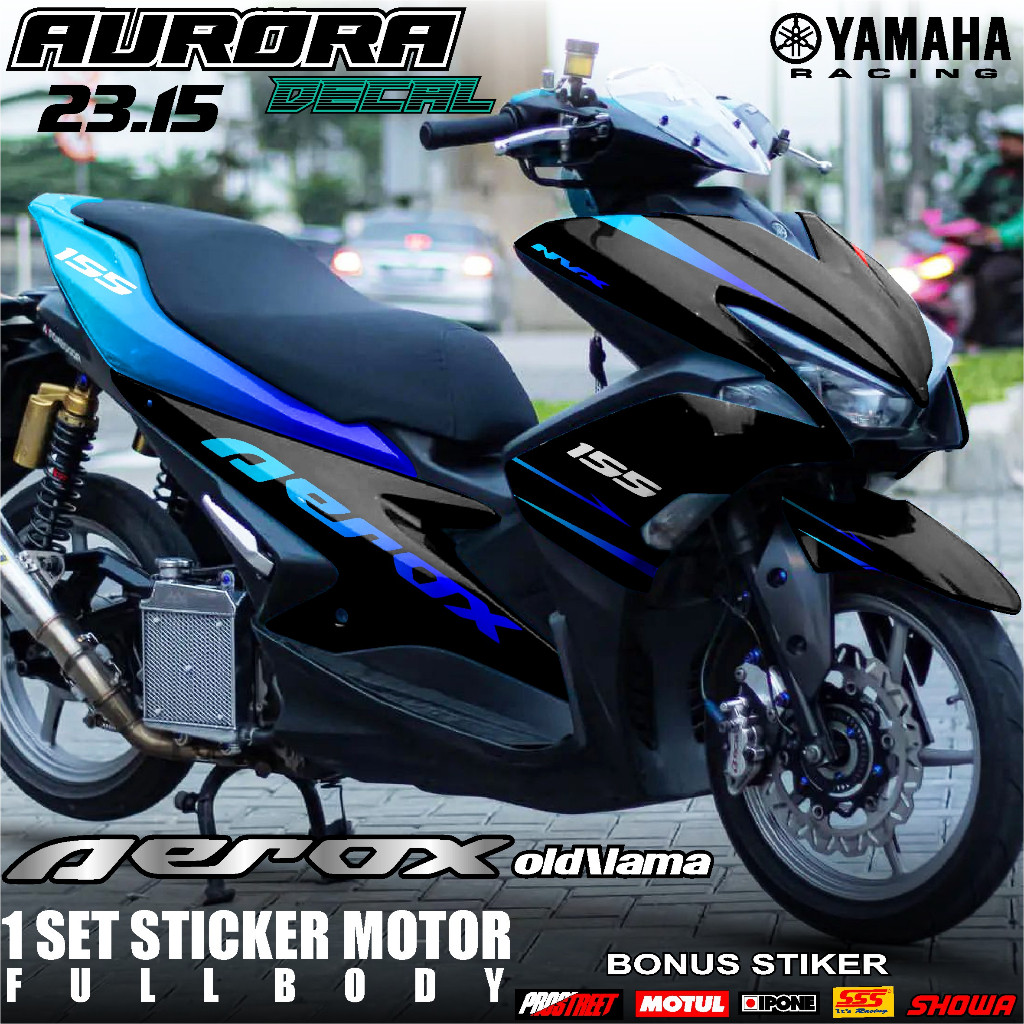 Jual COD Decal Dekal Sticker Stiker Aerox 155 OLD/LAMA FULL BODY DESIGN ...