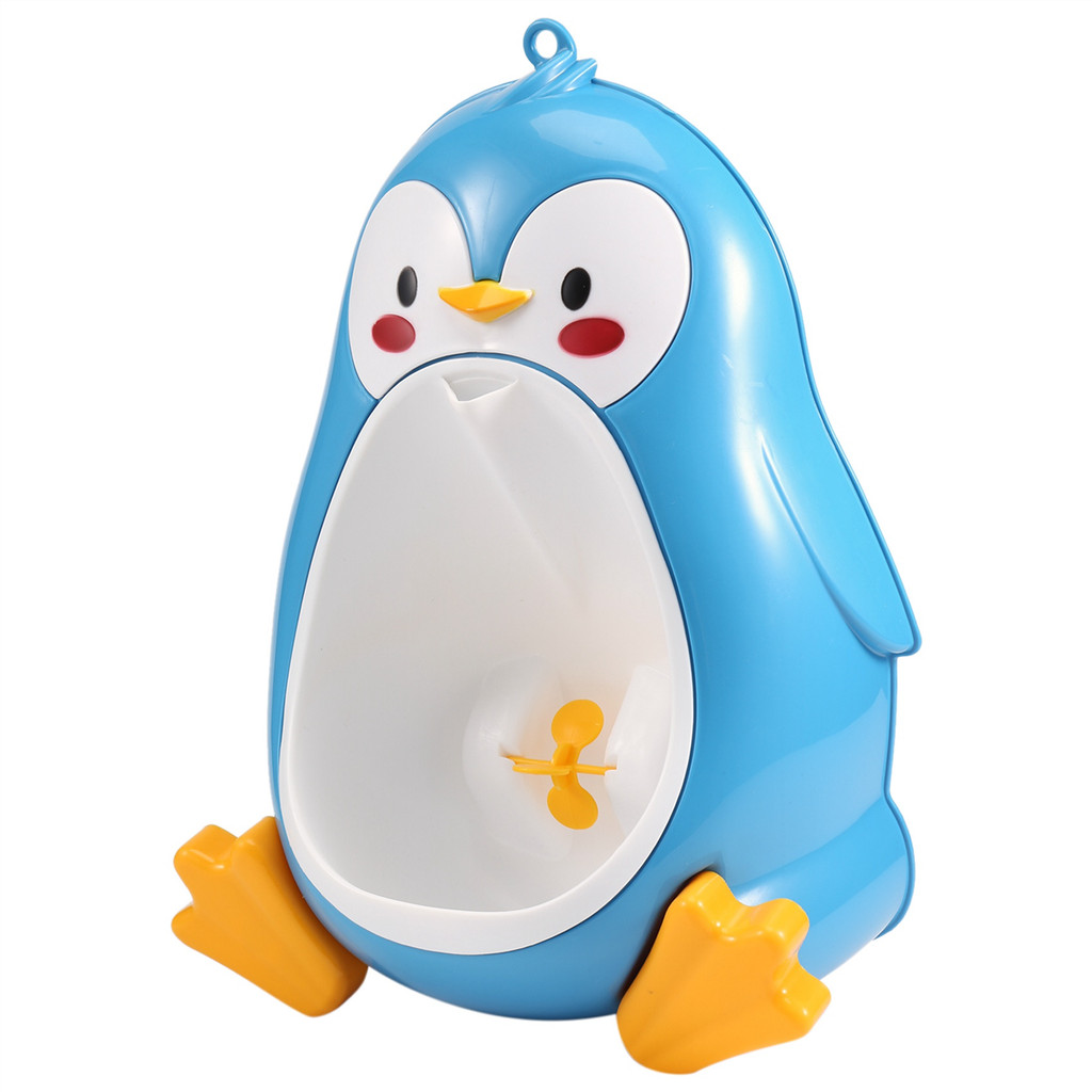 Jual Baby Boy Potty Toilet Training Penguin Children Stand Vertical ...
