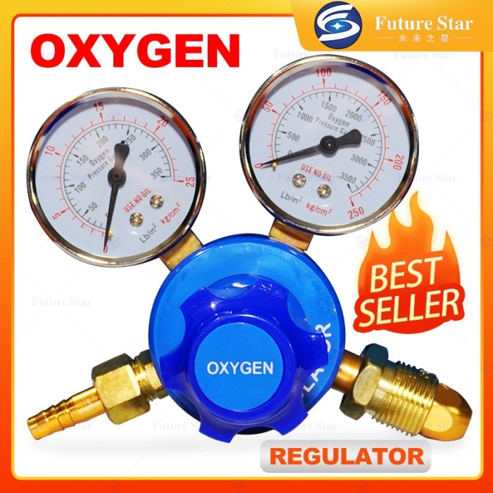 Jual Regulator Las Gas Oksigen Welding Oxygen Gauge LPG/AC/AR/OX Argon Propane Acetylene Yamato ...