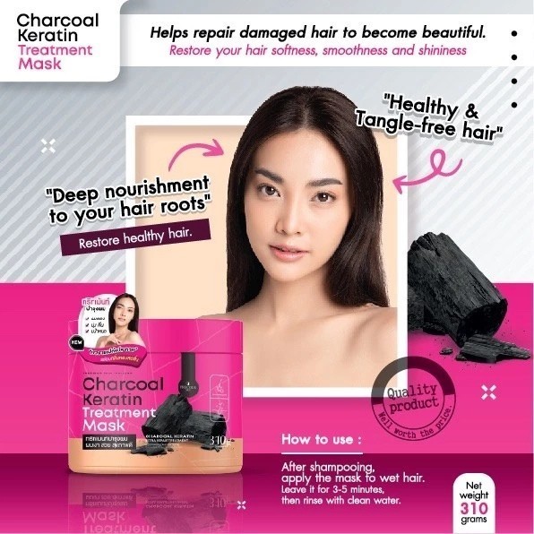 Jual [ B.P.O.M ] Precious Skin Charcoal Keratin Treatment Mask ...