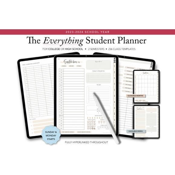 Jual Digital Planner Dated 2023 - 2024 iPad/Tablet Digital Journal ...