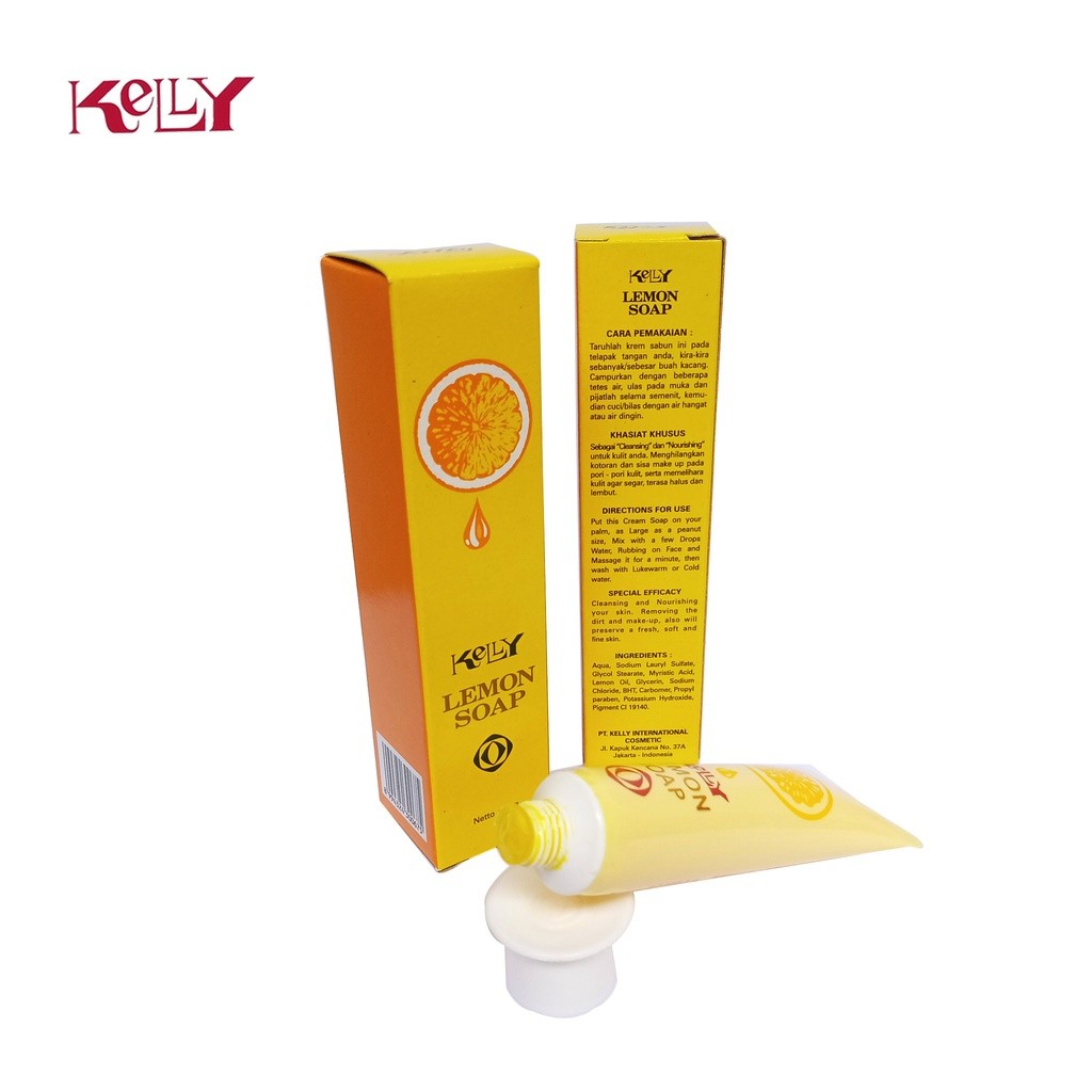 Jual Kelly Lemon Soap / 15g / 25g / 75g | Shopee Indonesia