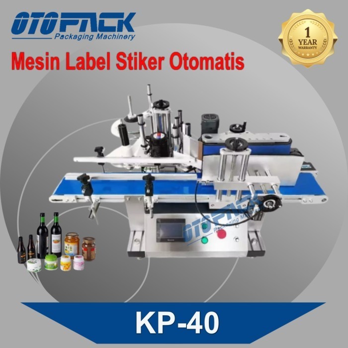 Jual Labeling Machine KP-40 Round Bottle Mesin Label Stiker Otomatis ...