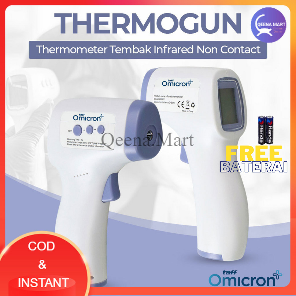 Jual Thermogun Thermometer Tembak Infrared Non Contact - UX-A-03 ...