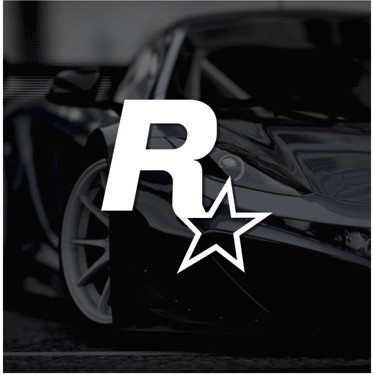 Jual Stiker Kaca Mobil RockStar Gta Stiker Bodi Mobil Gta RockStar ...