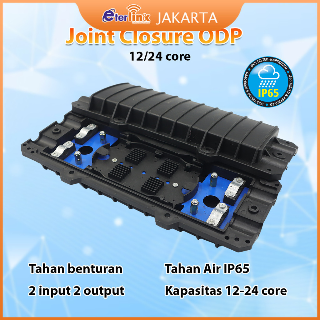 Jual Joint Closure 12-24 Core // Terminal Box Penyimpan Sambungan Ujung ...