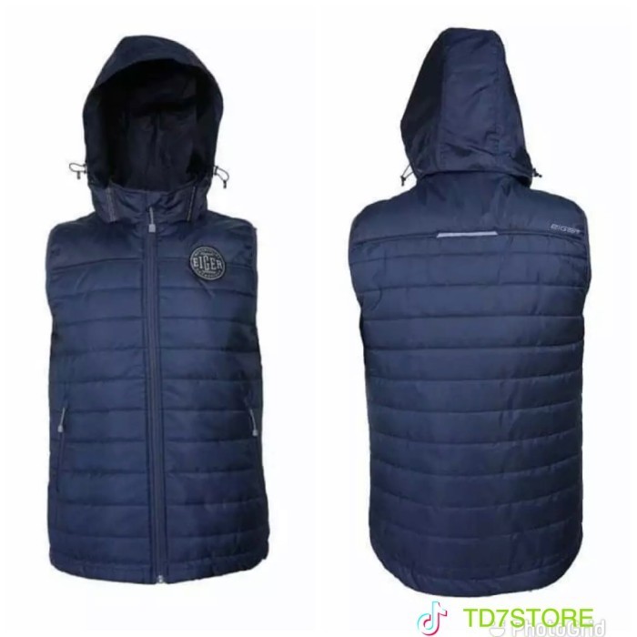 Jual Rompi Motor Eiger Riding Joe Dirt Vest - Original - Navy, XL ...