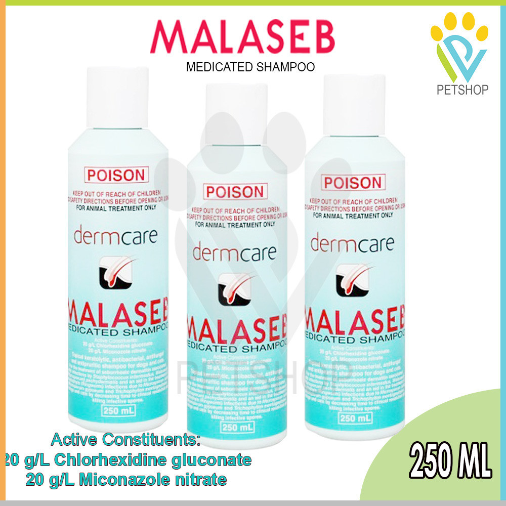 Jual Poison Malaseb Medicated Shampoo Dermcare 250ml shampo jamur ampuh ...