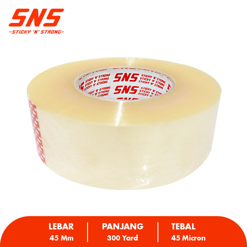 Jual LAKBAN 300 YARD BENING COKLAT SNS MPI Ekonomis Isolasi Tape Selotip Kwalitas Daimaru ...