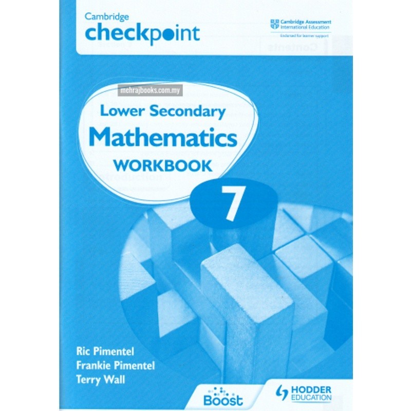 Jual C Checkpoint Lower Secondary Mathematics Student Book 7-8 / Lower ...