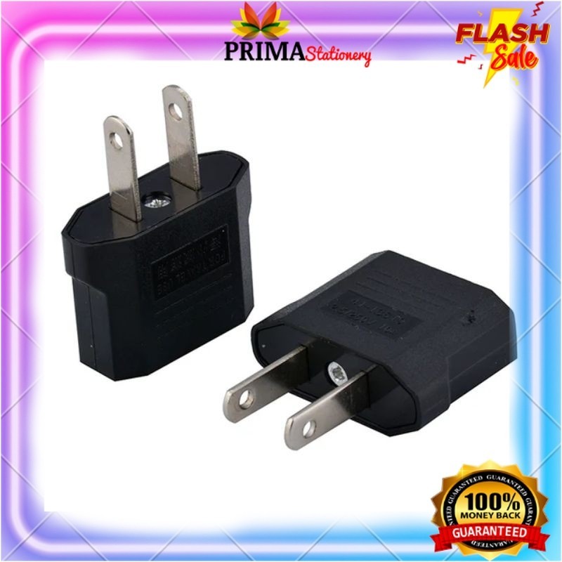 Jual AYABDG Adapter Konverter Charger Power Plug Eu Female Ke Us Male ...