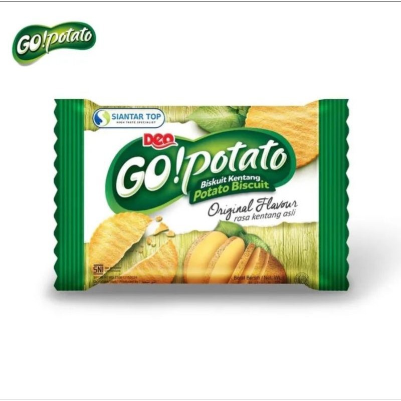 Jual Go Potato Biscuit 20 x 8g | Shopee Indonesia