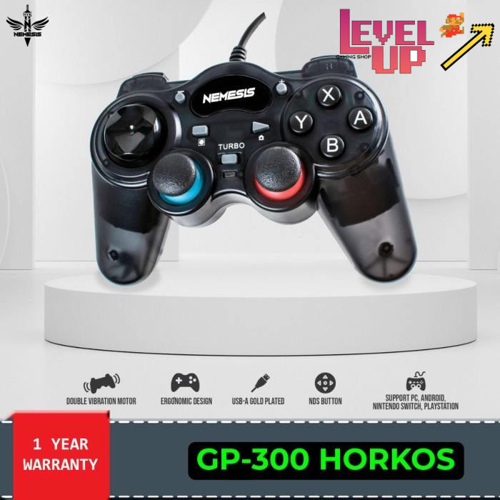 Jual NYK GP300 / GP-300 Horkos Gamepad Multiplatform Gaming Controller ...