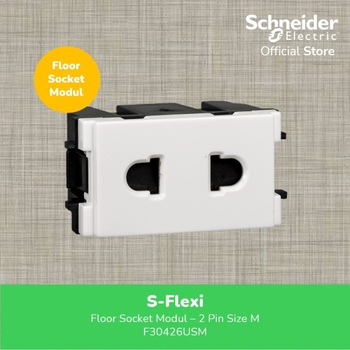 Jual Schneider Electric S-Flexi Universal Socket 2 Pin (M) | Shopee ...