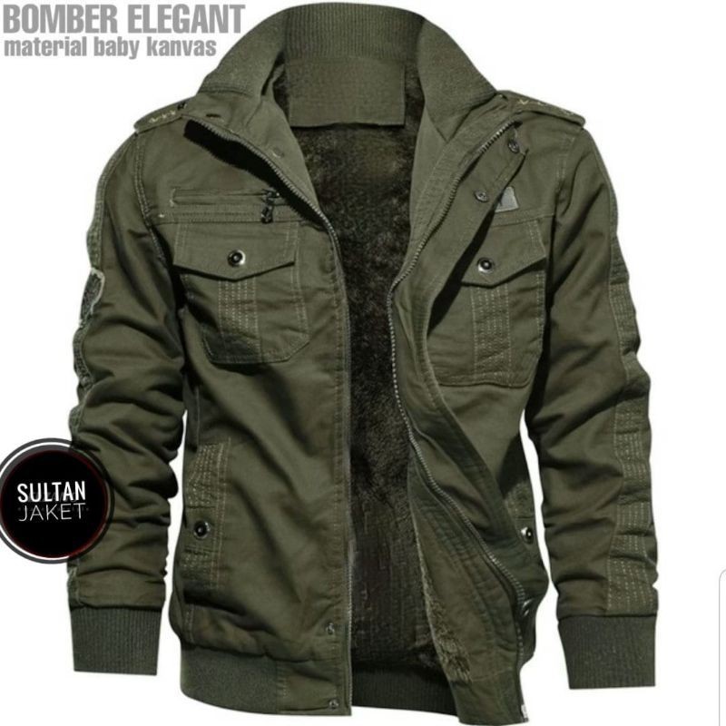 Jual ELEGANT BOMBER || JAKET BOMBER PRIA II JAKET PILOT | Shopee Indonesia