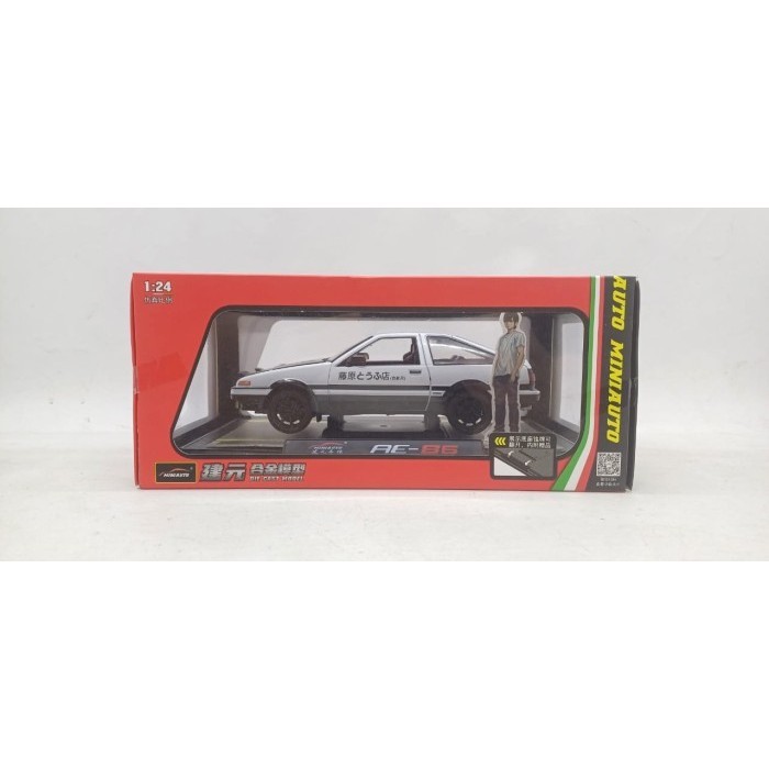 Jual Miniauto Initial D Toyota Sprinter Trueno AE86 Diecast Mobil 1/24 ...