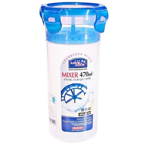 Jual LocknLock Botol Minum 470ml Lock & Lock One Touch Bottle Mixer ...