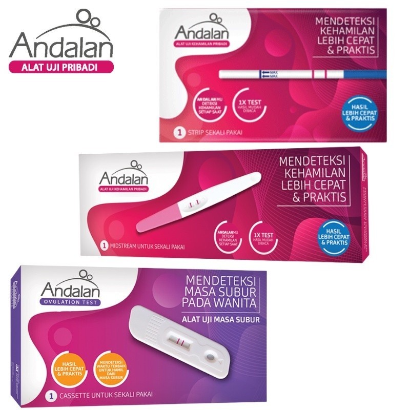 Jual Test Pack Andalan Alat Uji Kehamilan Pregnancy Kit / Ovulation ...